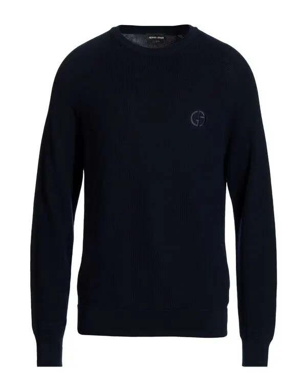 Giorgio Armani Sweater Midnight Size Virgin Wool