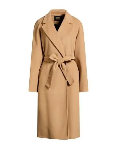 Roberto Cavalli Coat Camel Size Wool, Polyester, Acrylic - Beige