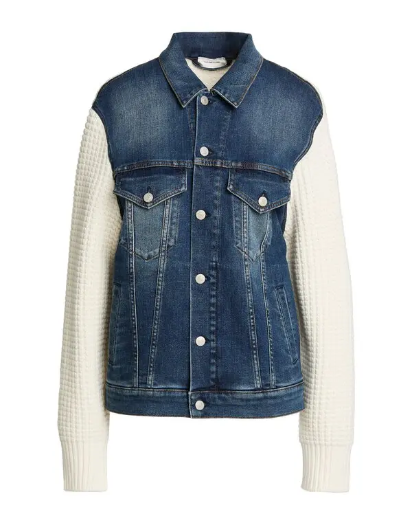 Fabiana Filippi Denim And Knit Trucker Jacket