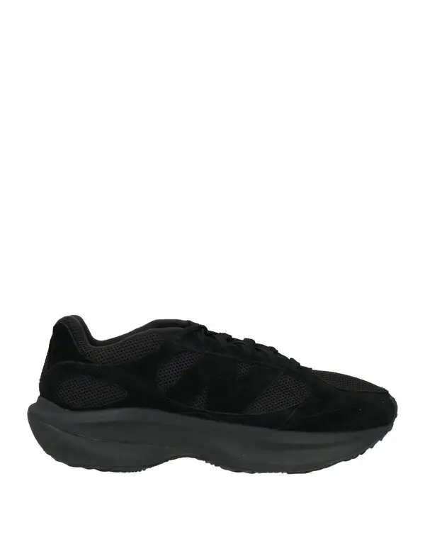 NEW BALANCE Leather And Textile Fiber Low-top Sneakers - Black