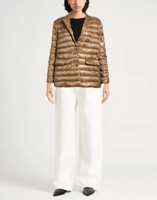 Herno Quilted Blazer With Goose Down Padding - Beige