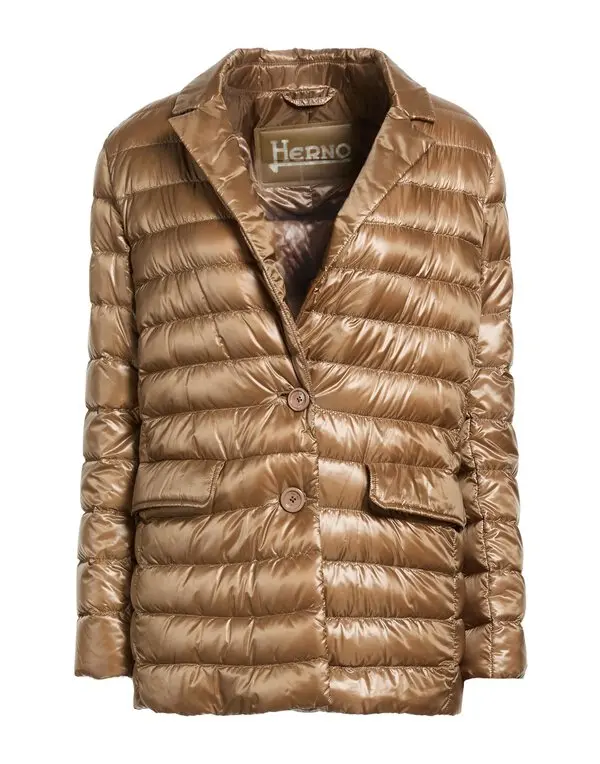 Herno Quilted Blazer With Goose Down Padding - Sand