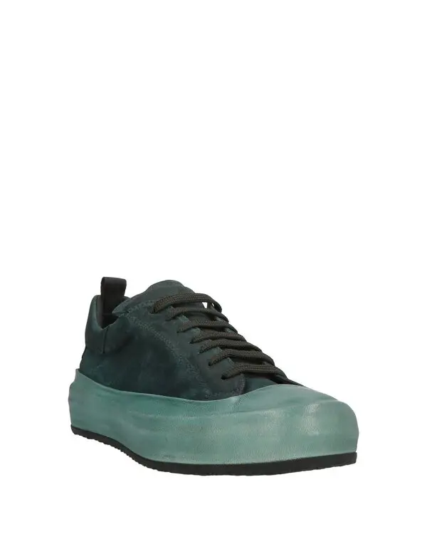 Officine Creative Leather And Suede Sneakers - Green