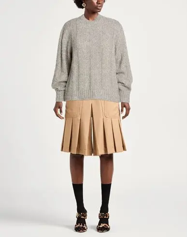 OTTOD'AME Cable-knit Crewneck Sweater