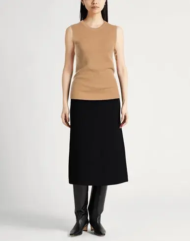 ANNA MOLINARI Sleeveless Wool & Cashmere Crewneck Sweater