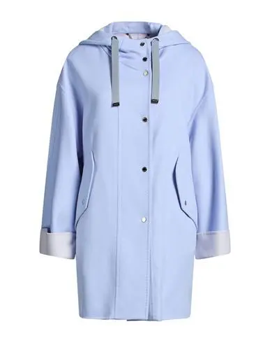 MOORER Coat Sky Size Virgin Wool, Polyamide - Blue