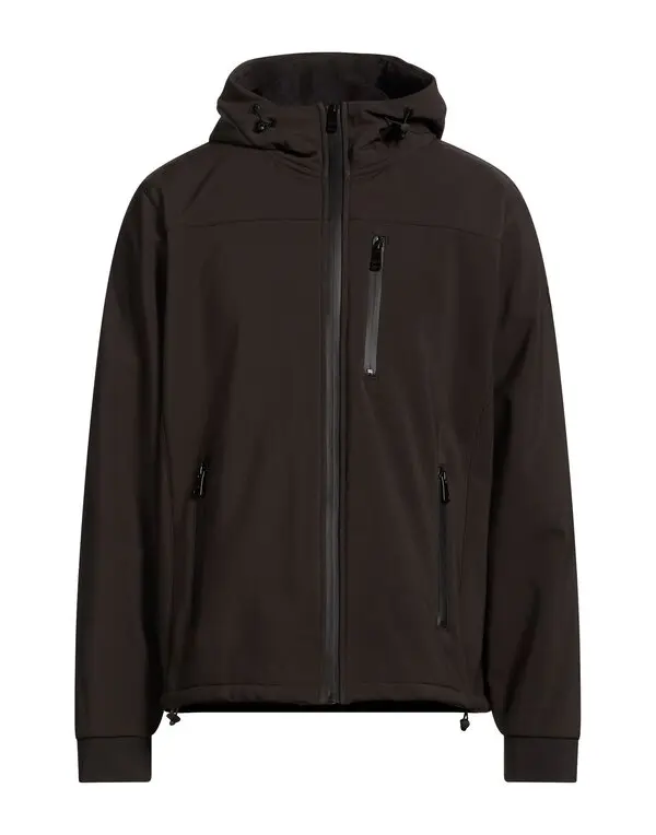 Paul & Shark Jacket Charcoal Size Polyester, Elastane