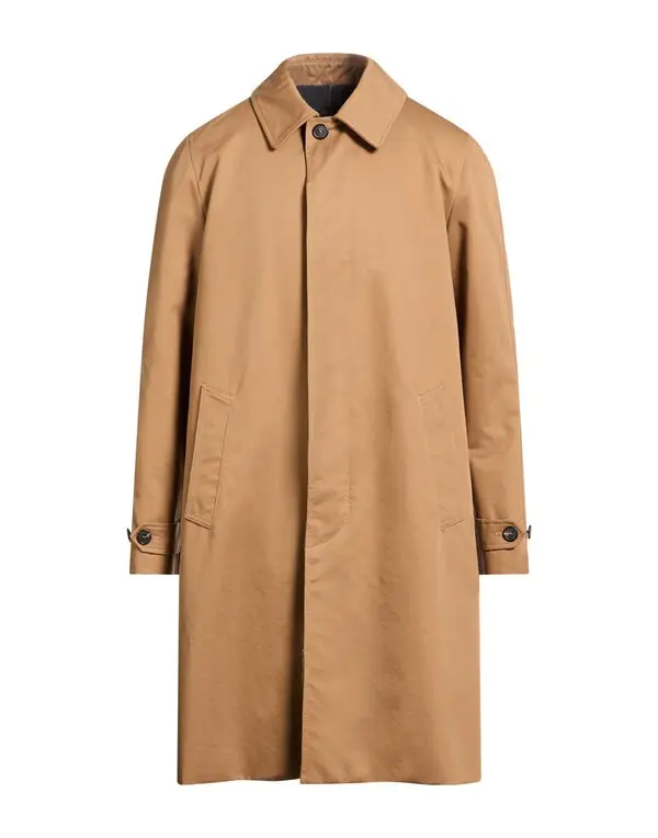 Montedoro Overcoat & Trench Coat Cotton, Virgin Wool Blend