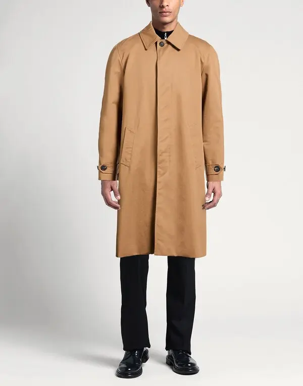 Montedoro Overcoat & Trench Coat Cotton, Virgin Wool Blend