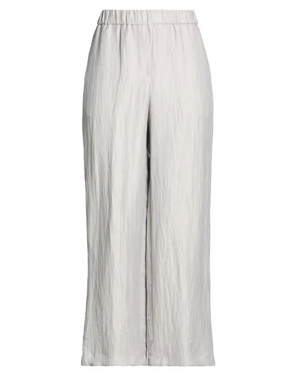 Peserico Linen Polyamide Wide-leg Pants