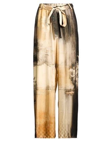 Masnada Viscose Wide-leg Pants - Marigold