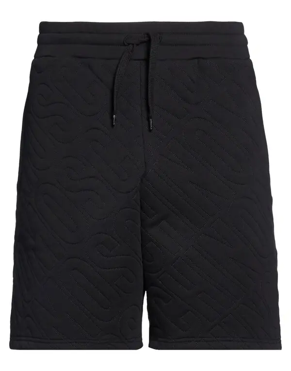 Moschino Organic Cotton Shorts With Embroidered Logo