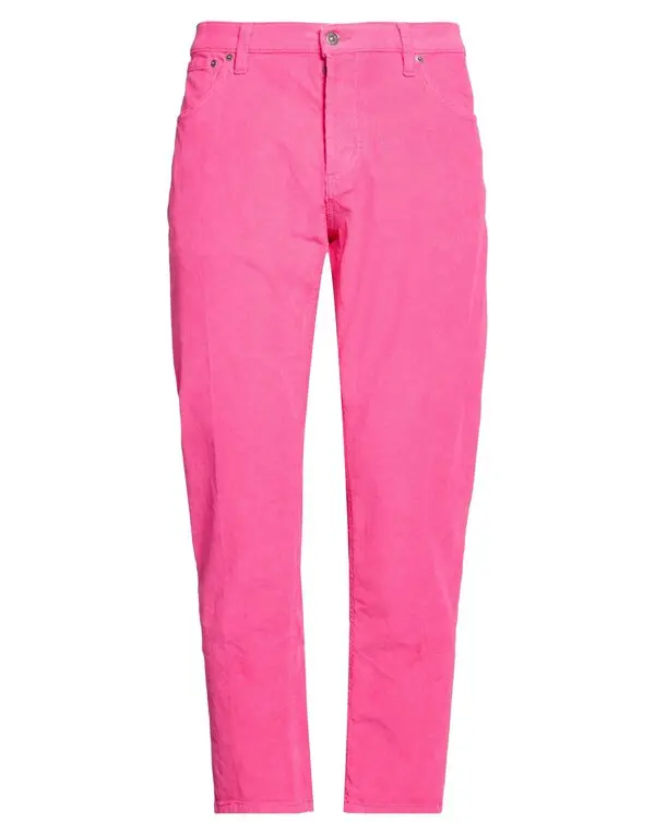 DONDUP Pants Fuchsia Size Cotton, Elastane