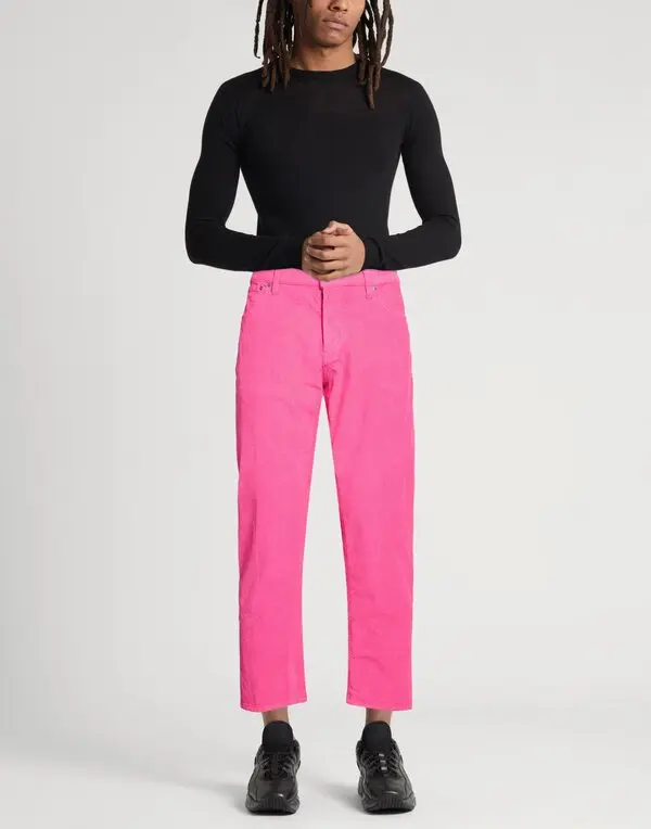 DONDUP Pants Fuchsia Size Cotton, Elastane