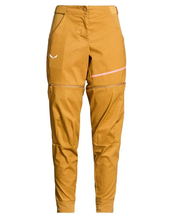 SALEWA Vento Pants Size Hemp, Recycled Polyester, Elastane, Polyamide - Yellow
