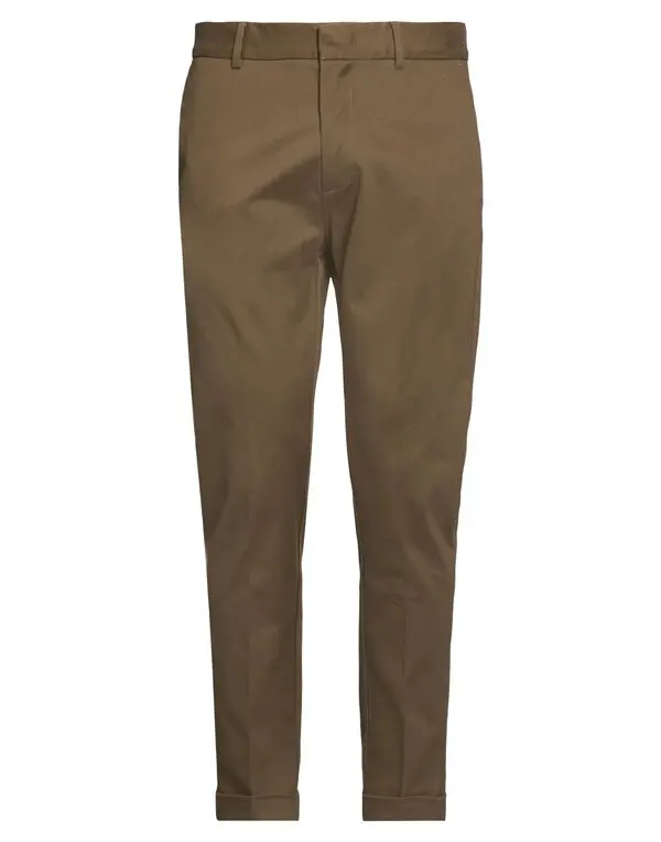 TAKESHY KUROSAWA Military Cotton Stretch Tailored Trousers