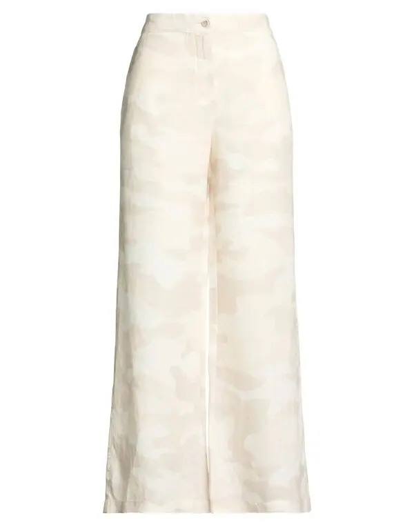 120% Lino Wide Leg Linen Pants