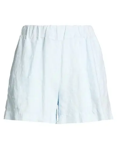 120% Lino Shorts & Bermuda Shorts Size Linen - Blue