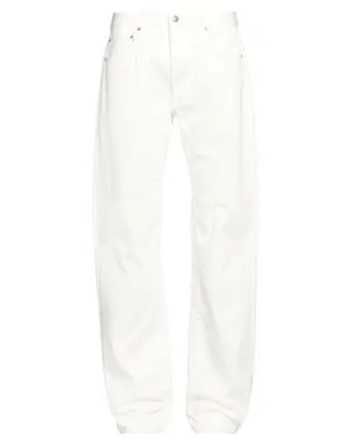 THE BIG WHITE BLUE Cotton Straight-leg Jeans - White
