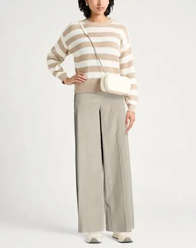 BALLANTYNE Ivory Cotton Flared Corduroy Pants