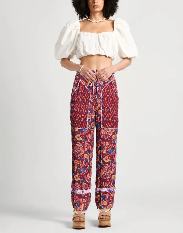 MARANT ETOILE Multicolor Georgette Printed Pajama Pants