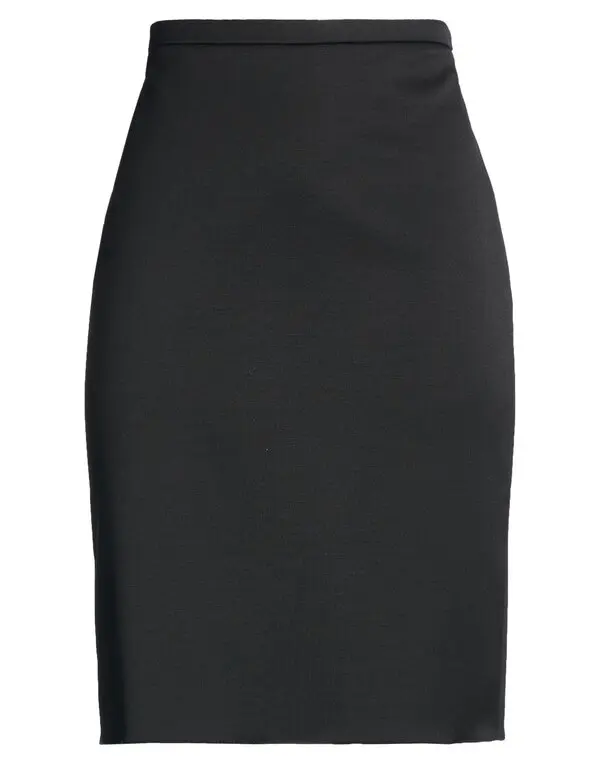 Emporio Armani Midi Skirt In Virgin Wool And Elastane