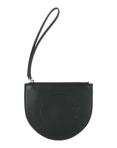 High Use Coin Purse Leather, Cotton - Black