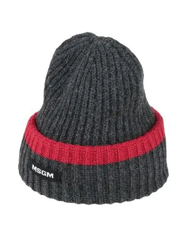 MSGM Knitted Beanie - Charcoal