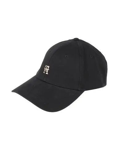 Tommy Hilfiger Cotton Gabardine Baseball Cap - Black