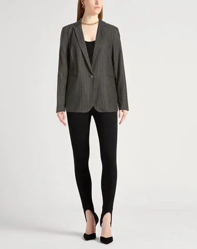 SILVIAN HEACH Blazer Charcoal Size Polyester, Viscose, Elastane