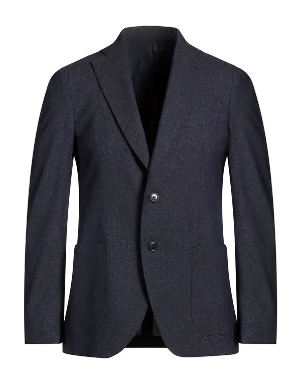 TOMBOLINI Blazer Size Virgin Wool, Polyester, Elastane