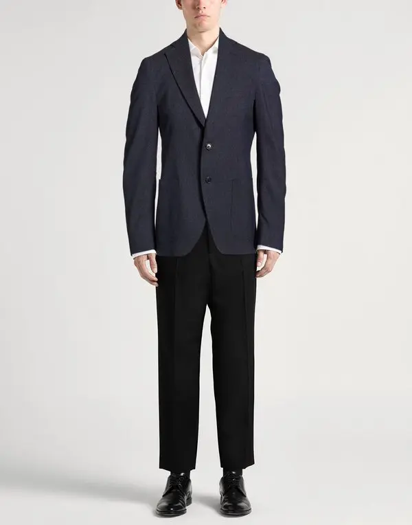 TOMBOLINI Blazer Size Virgin Wool, Polyester, Elastane
