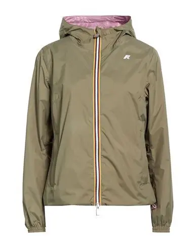K-WAY Recycled Nylon Hooded Windbreaker - Green
