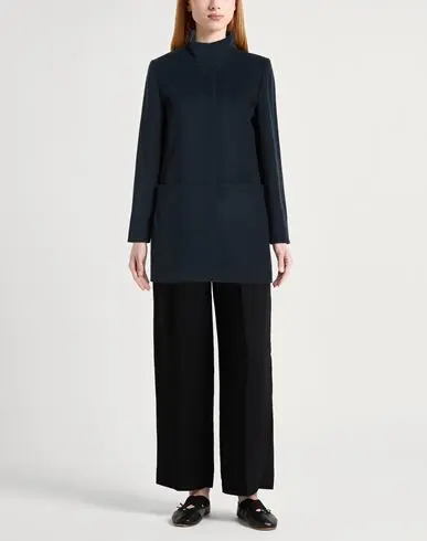 Cinzia Rocca Wool, Polyamide, Cashmere Coat - Navy
