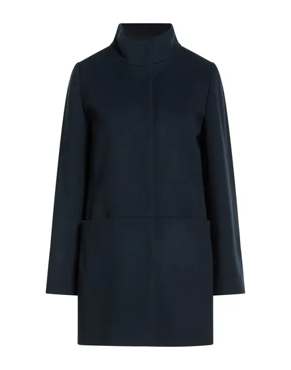 Cinzia Rocca Wool, Polyamide, Cashmere Coat - Navy