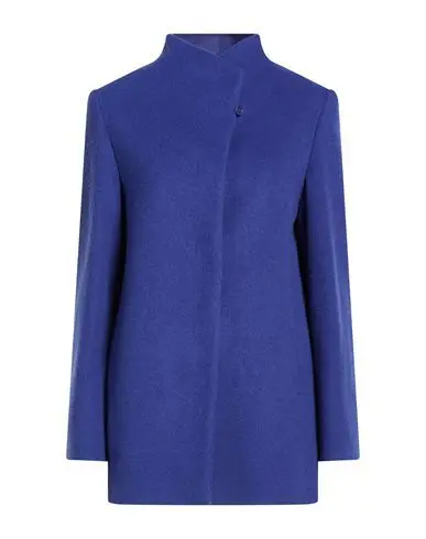 Cinzia Rocca Icons Coat Bright Size Virgin Wool, Alpaca Wool, Polyamide - Blue