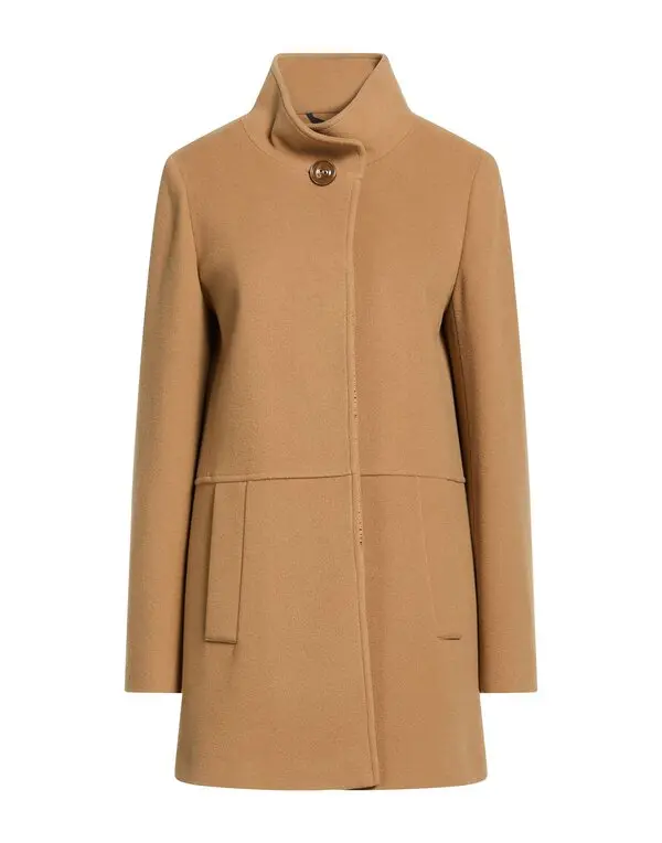 Cinzia Rocca Wool, Polyamide, And Cashmere Coat - Beige