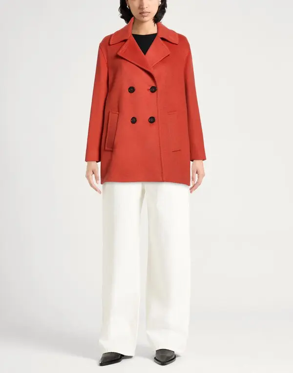 Cinzia Rocca Pea Coat In Cashmere