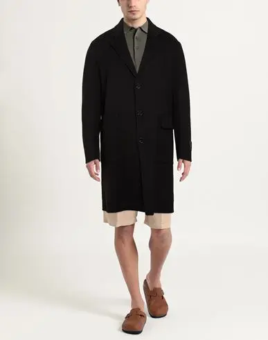 PALTO' Single-breasted Wool And Nylon Coat