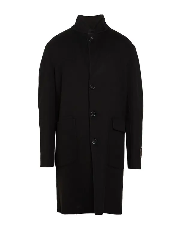 PALTO' Single-breasted Wool And Nylon Coat