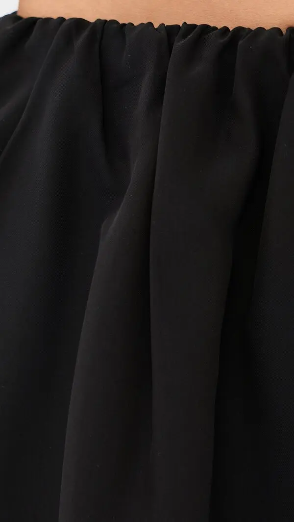 Wardrobe.NYC Ruched Mini Skirt