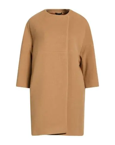Cinzia Rocca Wool, Polyamide, And Cashmere Coat - Camel