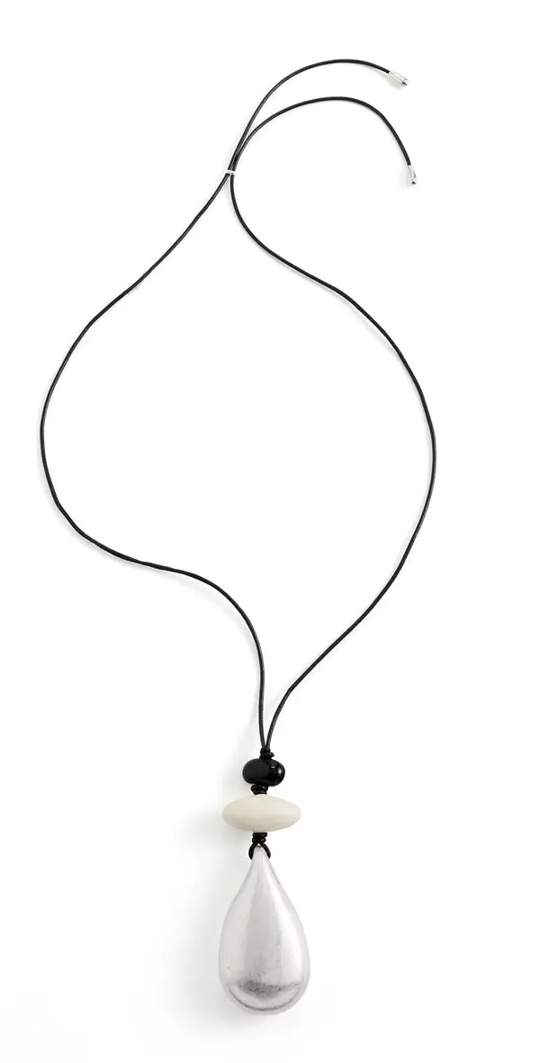 LIZZIE FORTUNATO Museo Cord Necklace - Silver