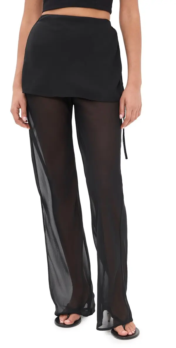 MADISON THE LABEL Sara Pants - Black