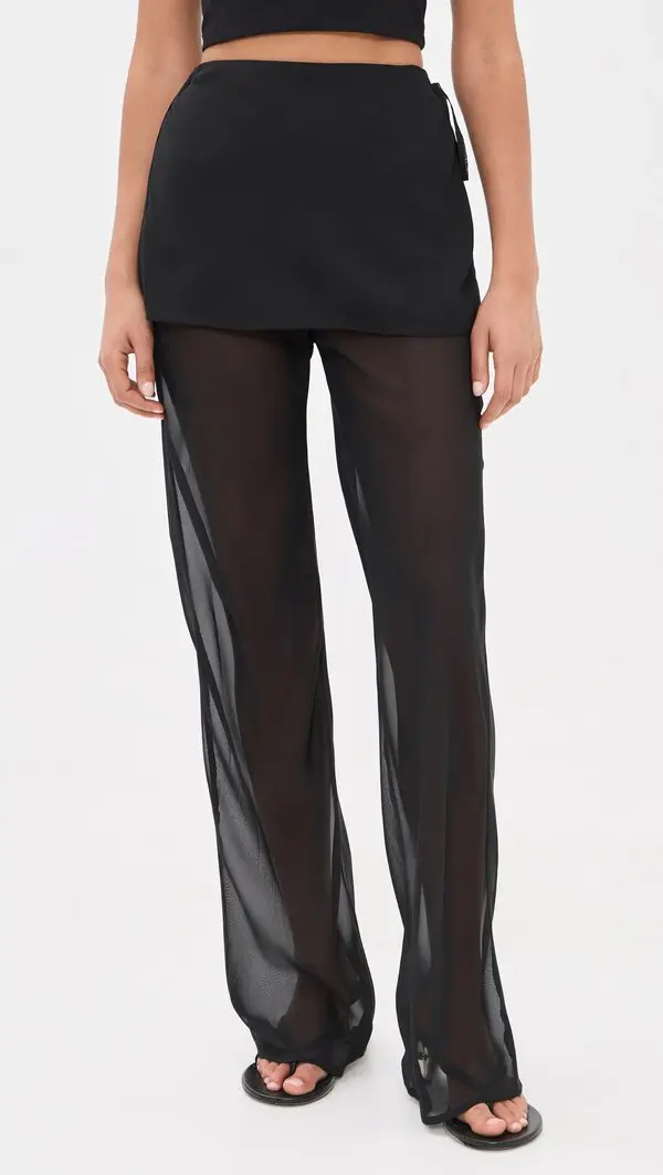 MADISON THE LABEL Sara Pants - Black