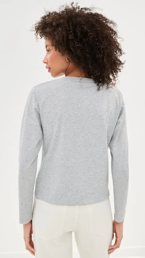 STATE & LAKE Eleanor Tee - Light Grey