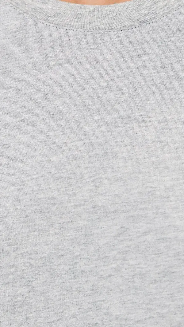 STATE & LAKE Eleanor Tee - Light Grey