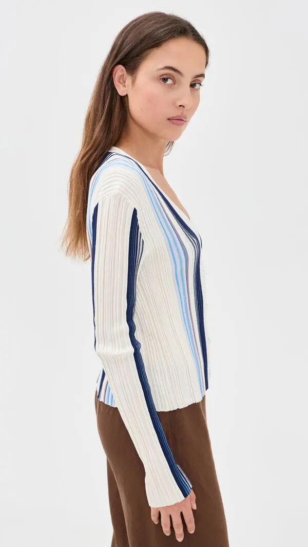 Theory Ribbed Cardigan