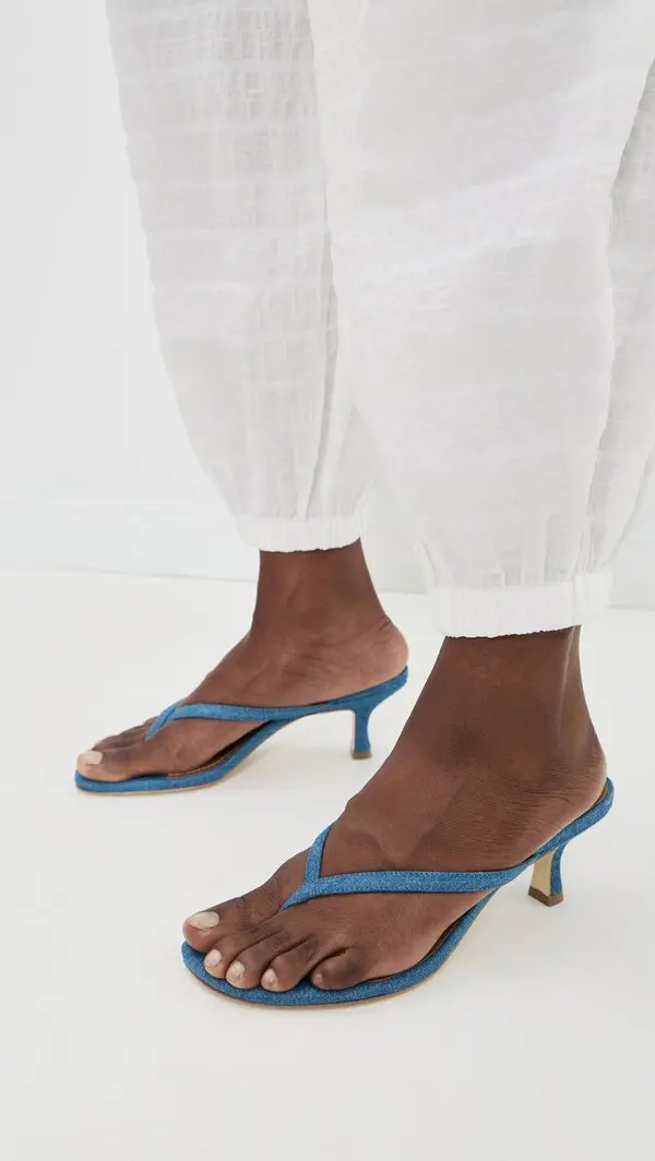 Staud Freja Kitten Heel Sandals