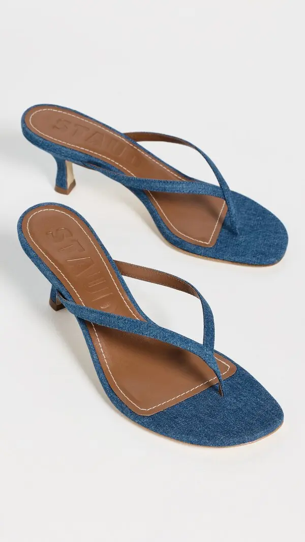 Staud Freja Kitten Heel Sandals
